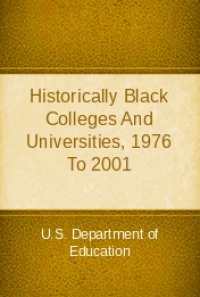 Read or download "Historically Black Colleges And Univers...