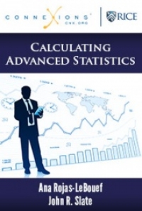 Calculating Advanced Statistics, by John R. Slate, Ana Rojas-LeBouef ...